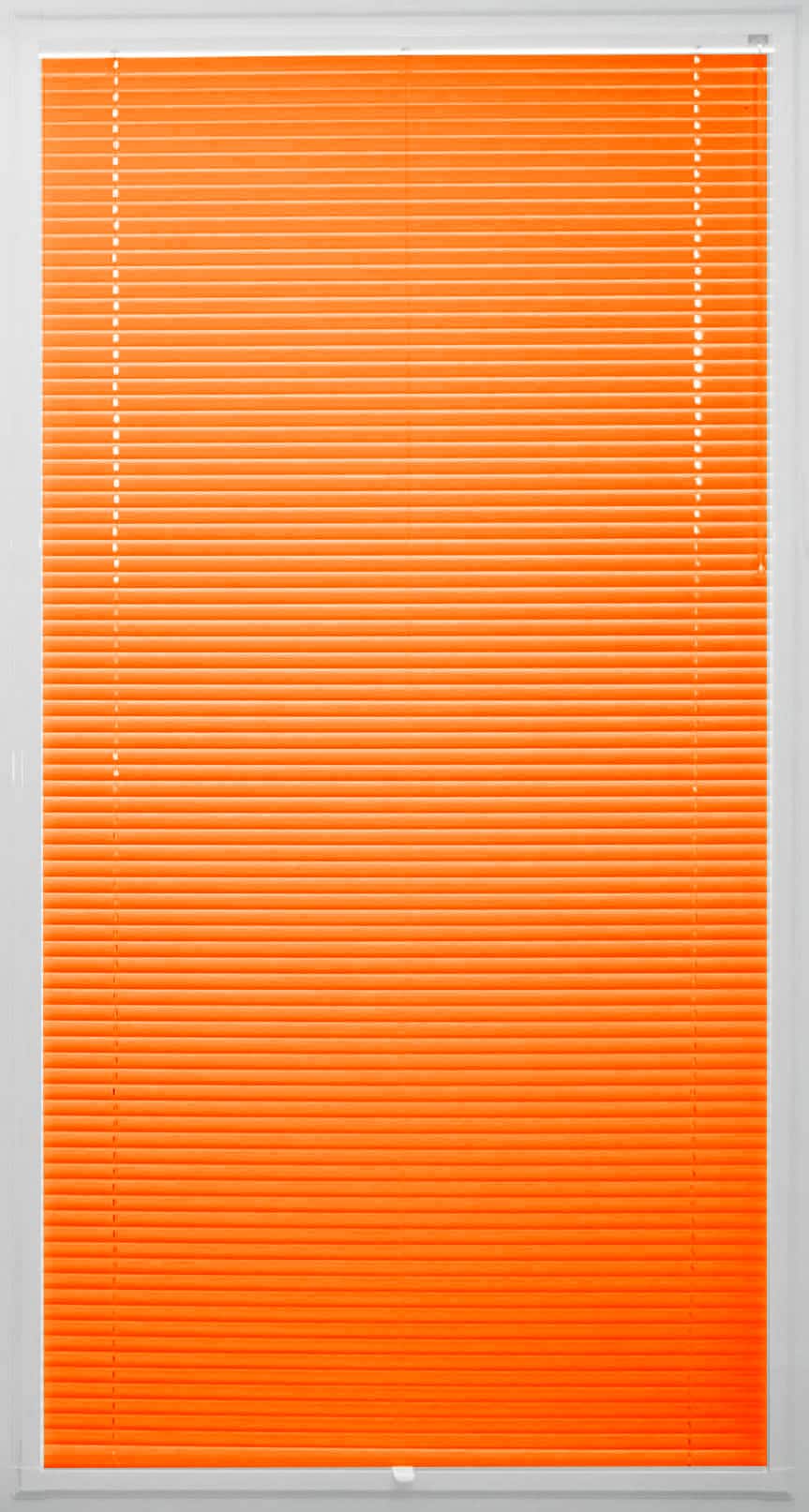 Burnt Orange Perfect Fit Venetian Blinds 25mm - Easy Fitting