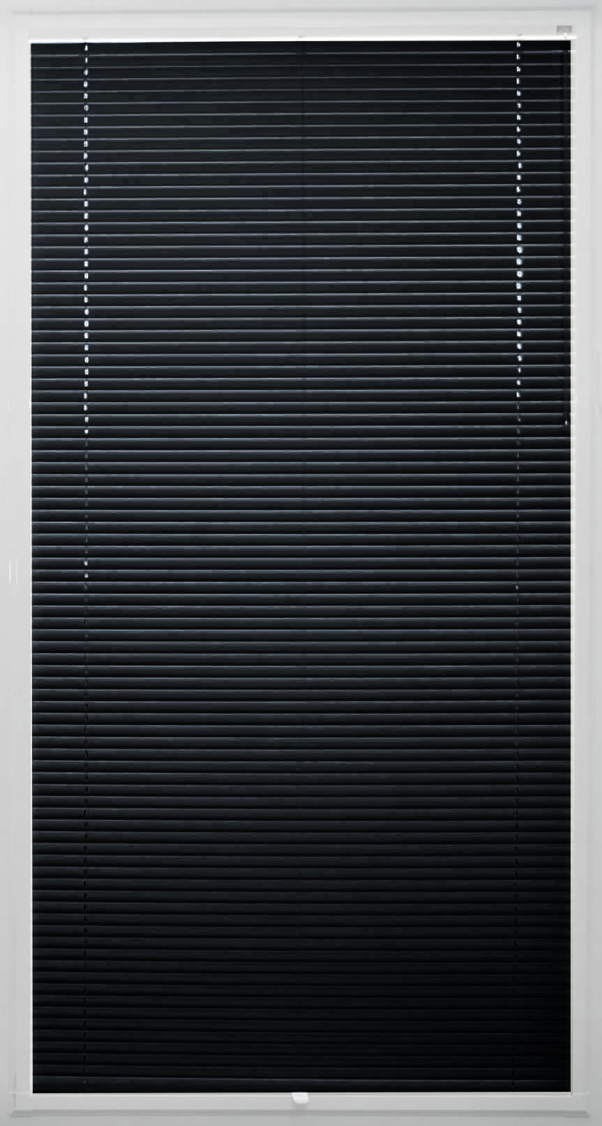 Pitch Black Perfect Fit Venetian Blinds 25mm - Child Safe, Clip-in