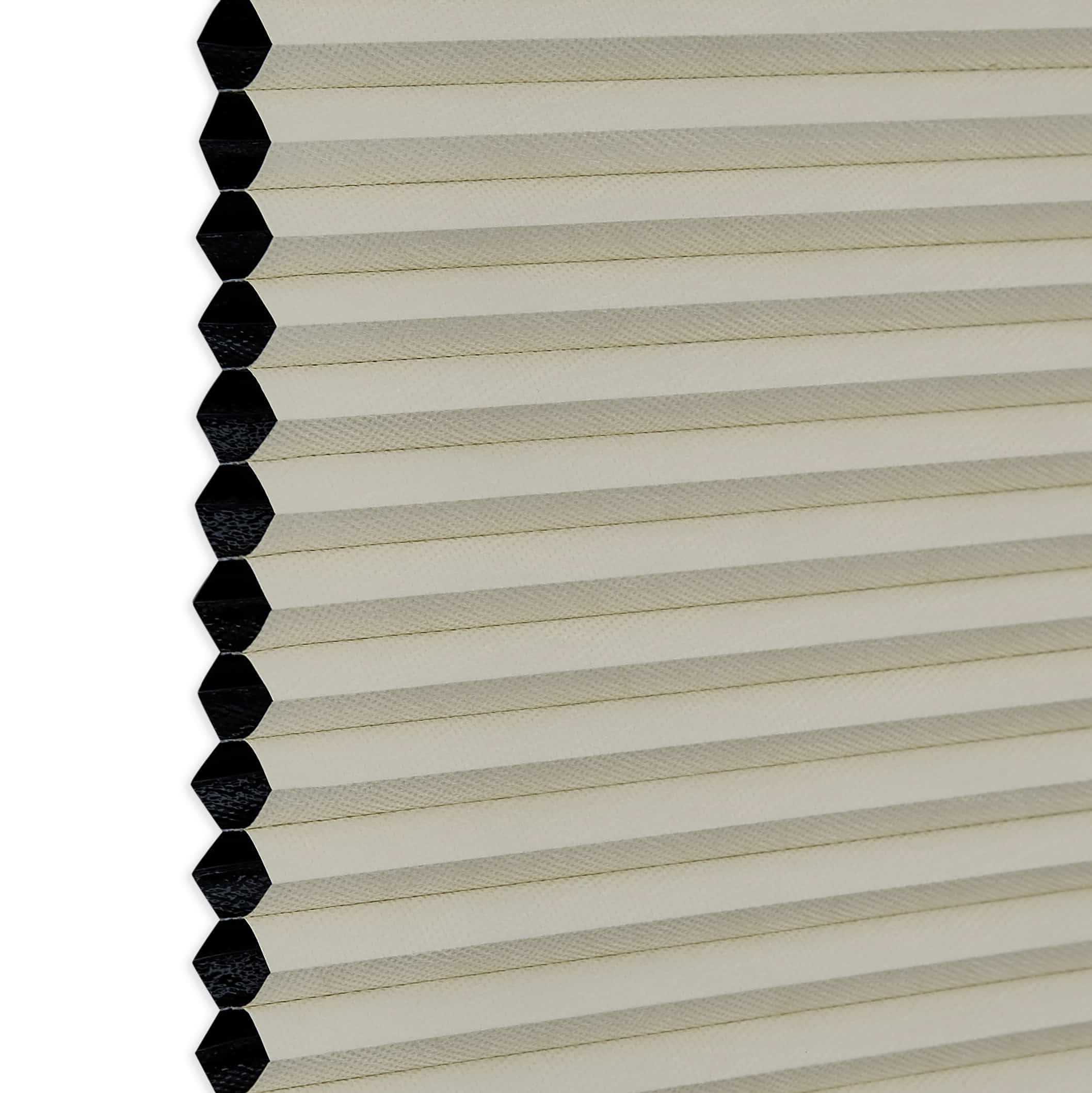 Perfect Fit Light Cream Honeycomb Cellular Blackout Blind - Easy to fit
